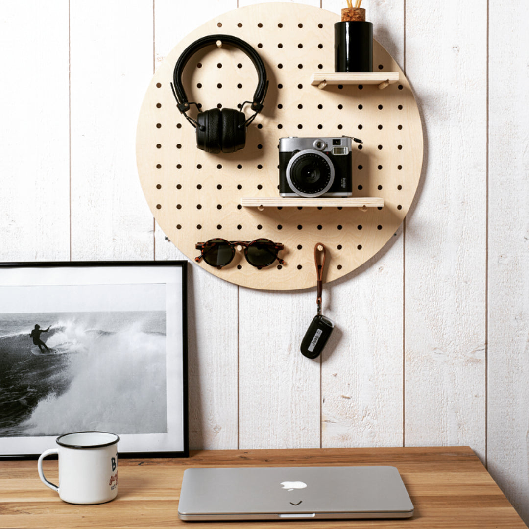 Buy Easy to Mount Framed Pegboard & Decorative Pegboard for Accessories ...