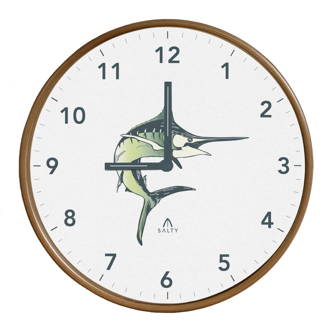 Buy Marlin Wall Clock - Coastal Wall Clock Online At Best Price | Salty ...